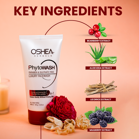 Buy Phytowash Luxury Facewash Online | Enhance Natural Glow – Oshea Herbals